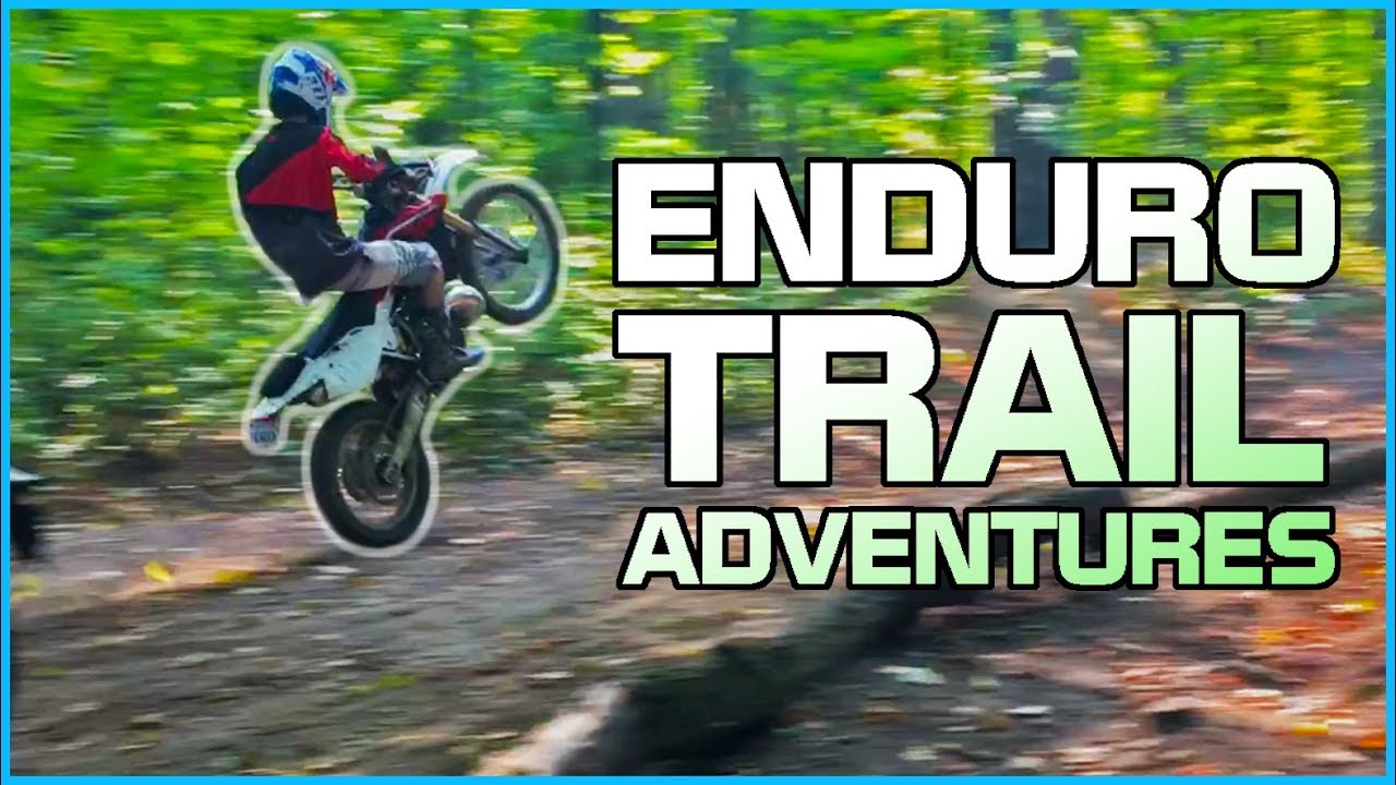 EXTREMELY FUN Enduro Trail Riding - DT175/SP370/CRF250L - Dual Sport ...