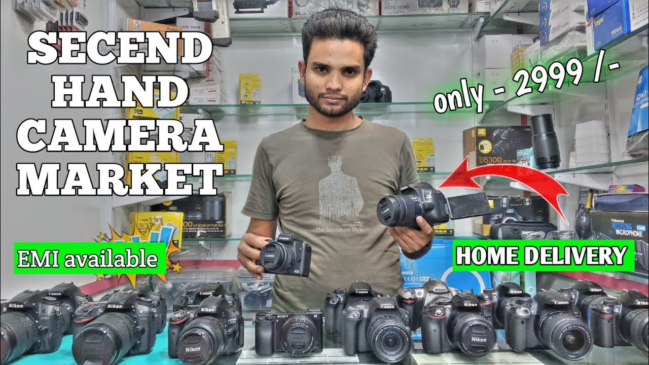 secend hand Camera Market | मात्र ₹5000 से शुरू🔥DSLR,|Gopro Second Hand Camera Camera Market ...