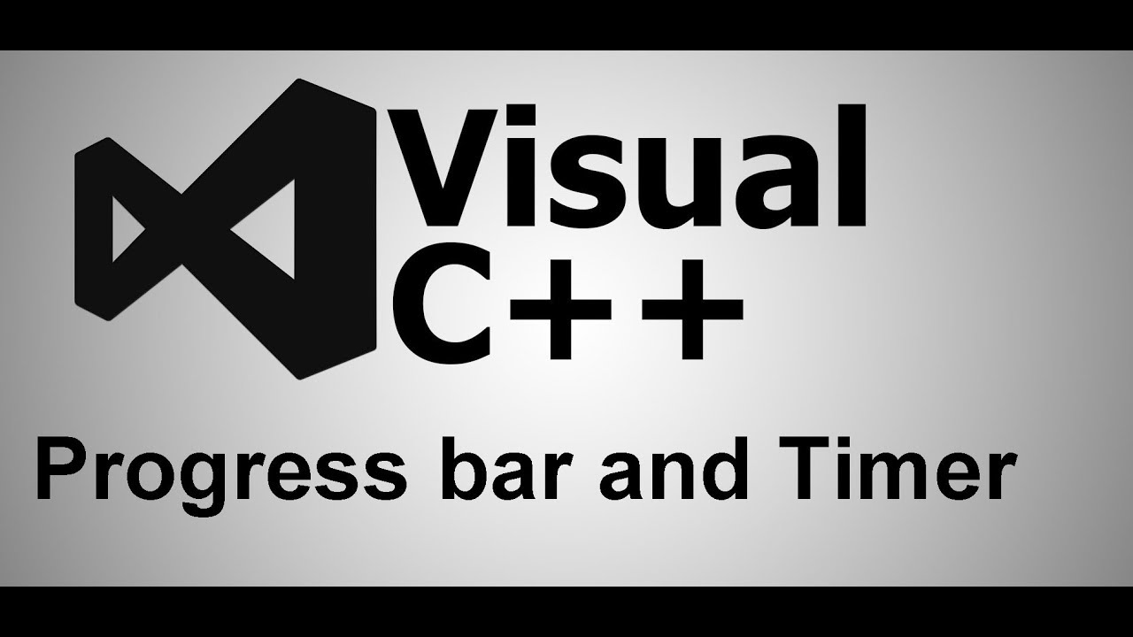 Visual c++ gui [ARABIC] - Progressbar and Timer - YouTube