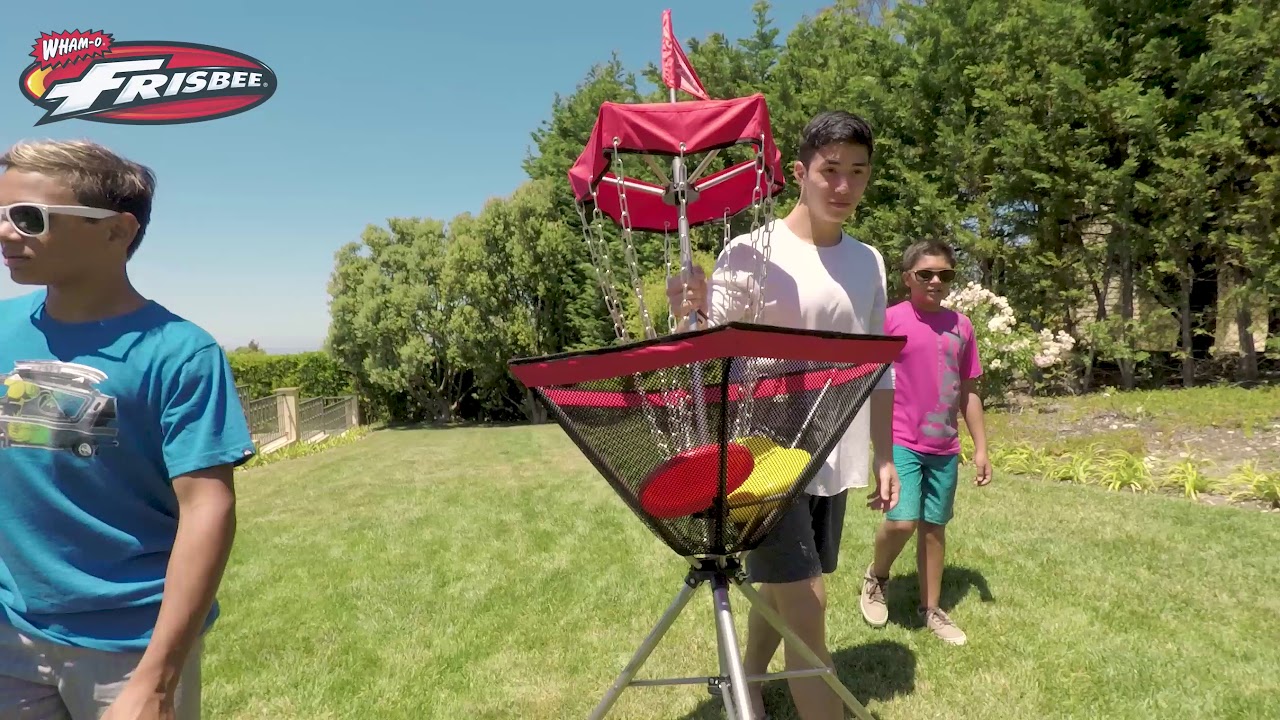 Wham O Frisbee Pop Up Golf Deluxe - YouTube