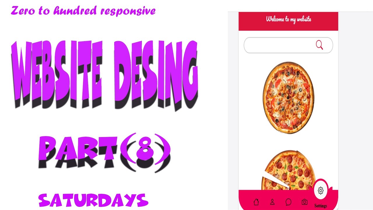 WEBSITE DESIGN PART8 |PURE HTML CSS @pinkweb0 - YouTube