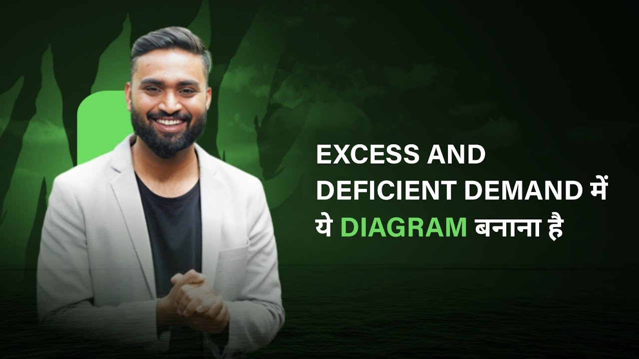 Excess and Deficient Demand |Diagram |Class-12 |ISC |Economics| Shubham ...