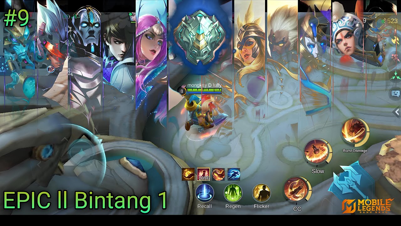 Menjadi legend di Mobile legend(EPIC 2 bintang 1) #9 - YouTube