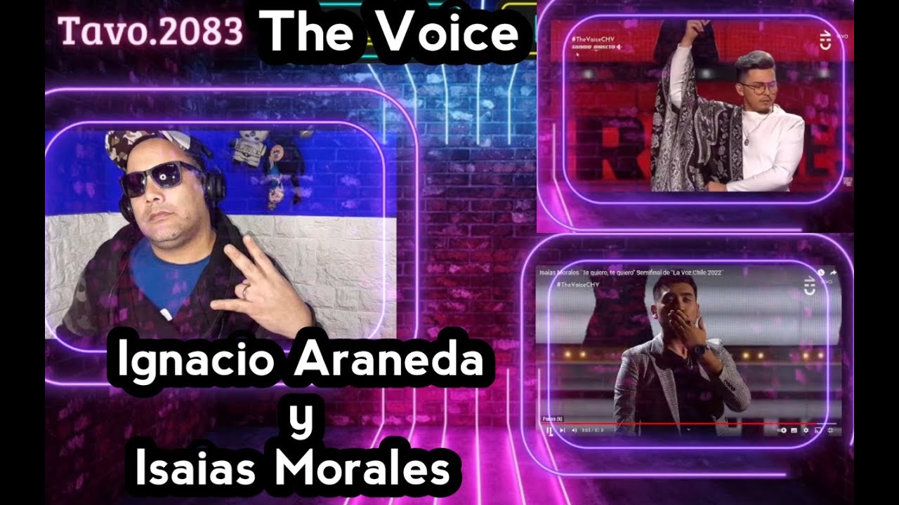 Ignacio Araneda y Isaías Morales en The Voice Chile #ignacioaraneda # ...