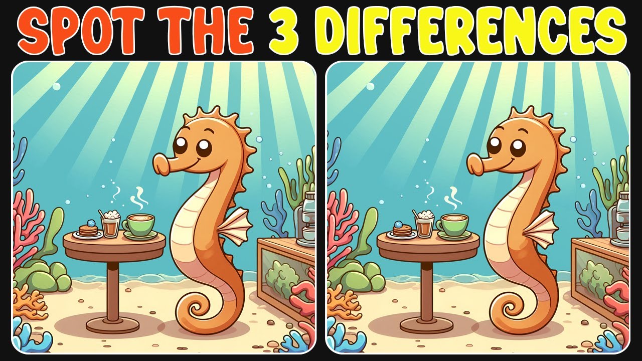 🧩🧠Spot The Difference : Tricky Changes - Spot All 3! | Find The ...