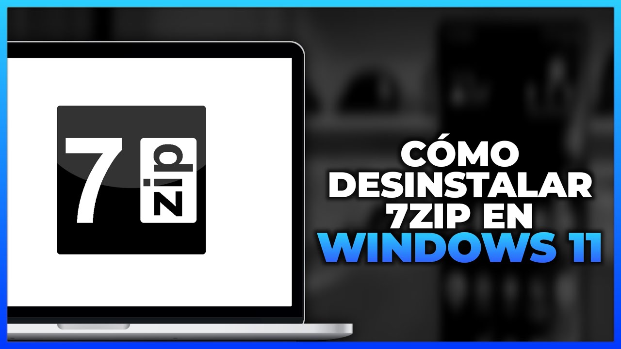 Cómo desinstalar 7ZIP en Windows 11 (Nuevo) - YouTube