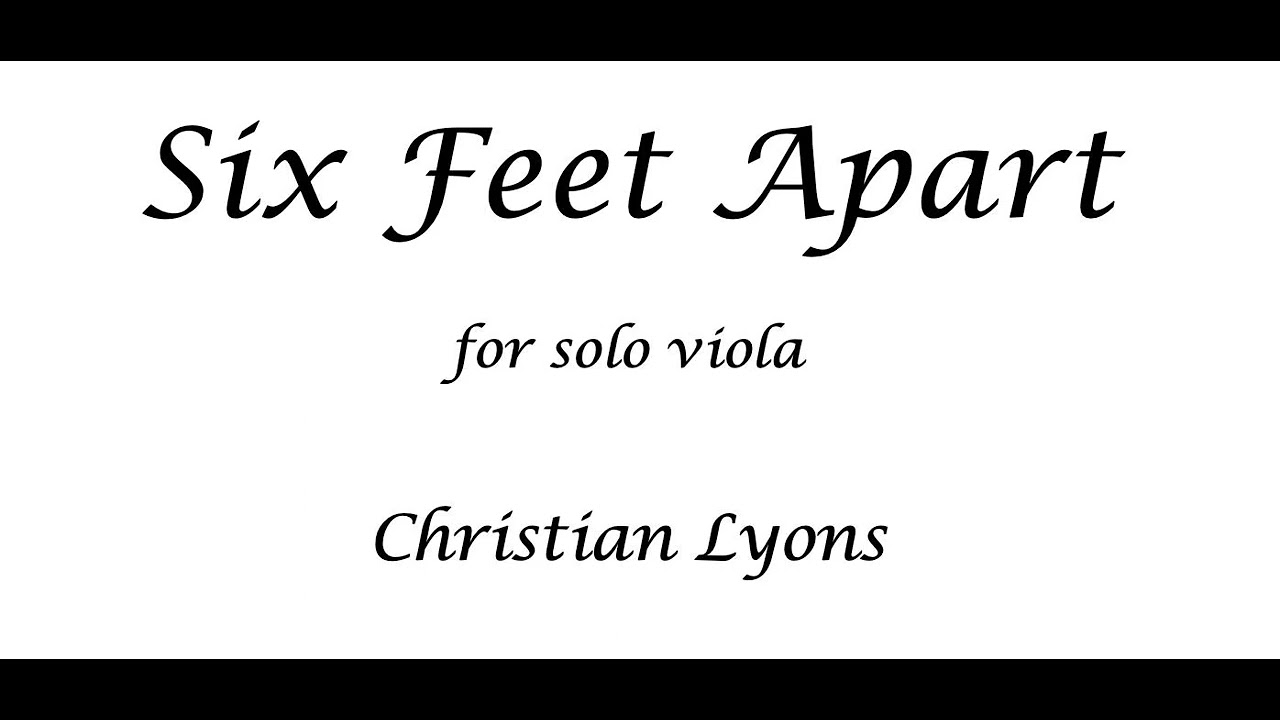Six Feet Apart - Christian Lyons - YouTube