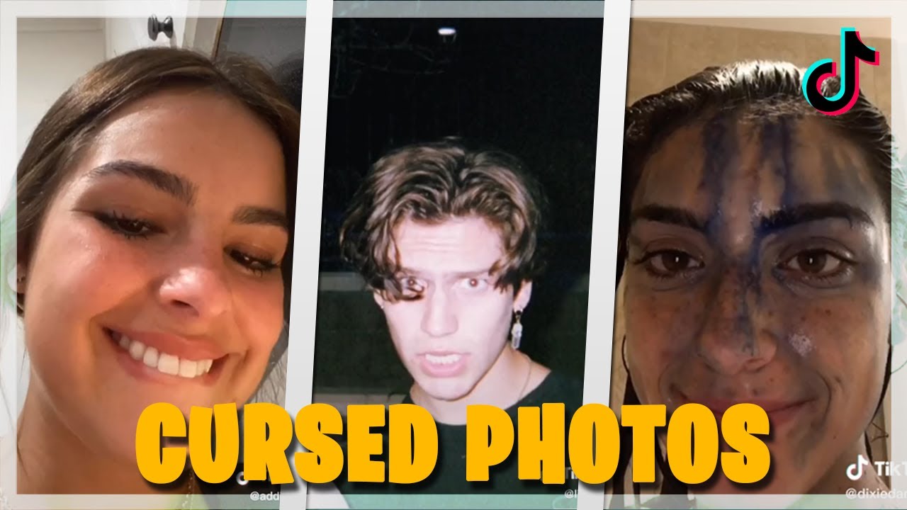 TikTok CURSED Photo's Challenge (CREEPY!) - YouTube