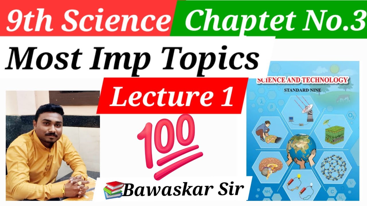 9th Science | Chapter No. 3 |Most Imp Topics | Lecture | Current ...
