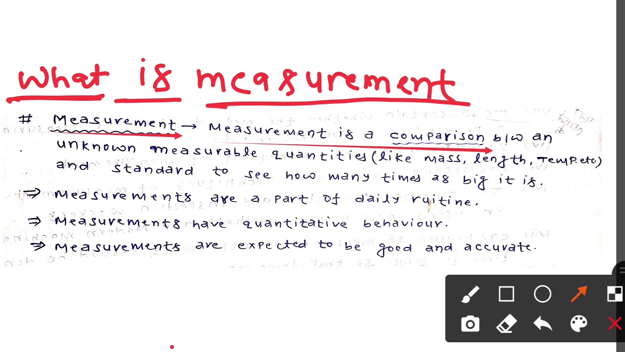 What is measurement - YouTube