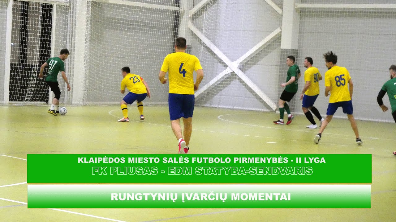 FK PLIUSAS - EDM STATYBA-SENDVARIS 1-2 (0-1) [ĮVARČIAI] - YouTube