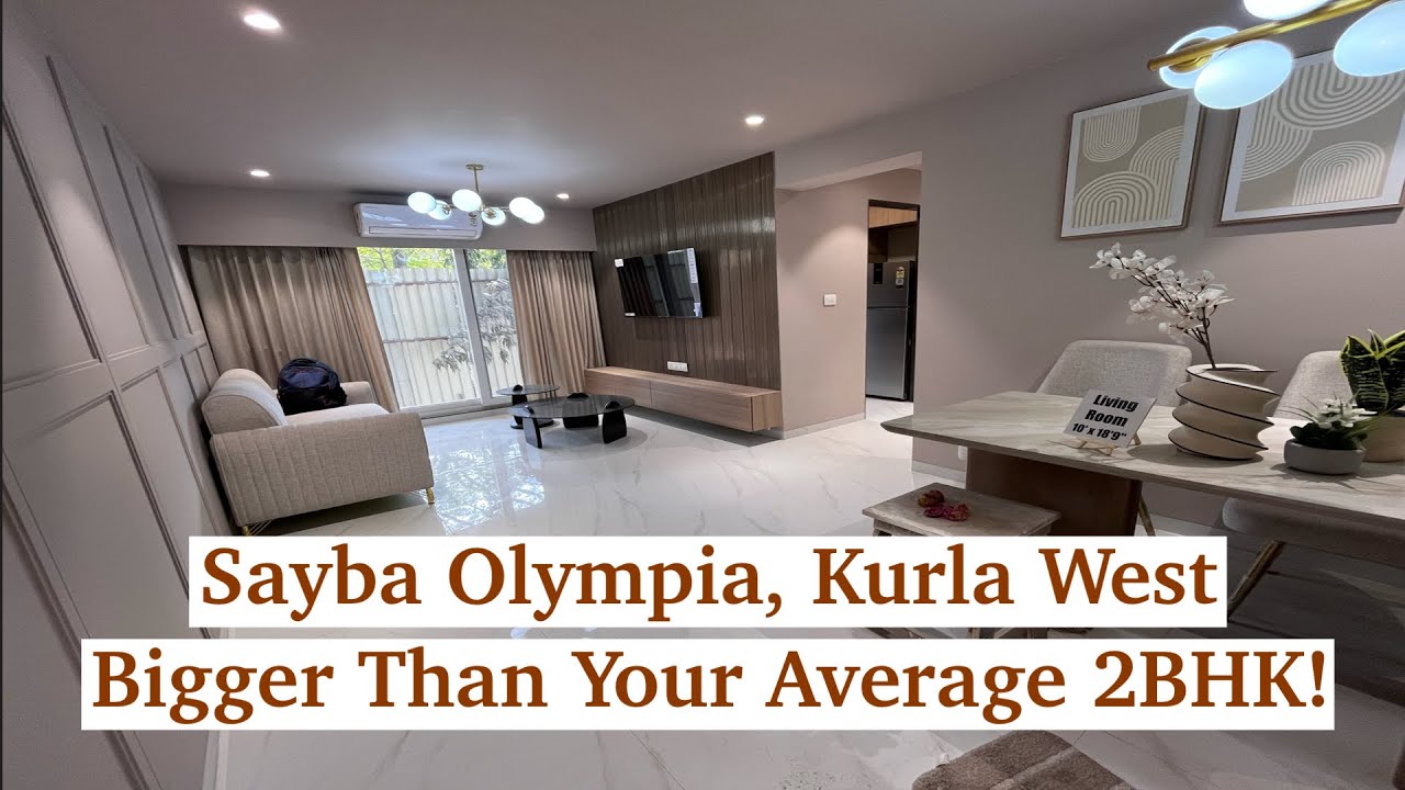 Bigger Than Your Average 2BHK! 😲 700 Sq.Ft Carpet at Sayba Olympia ...