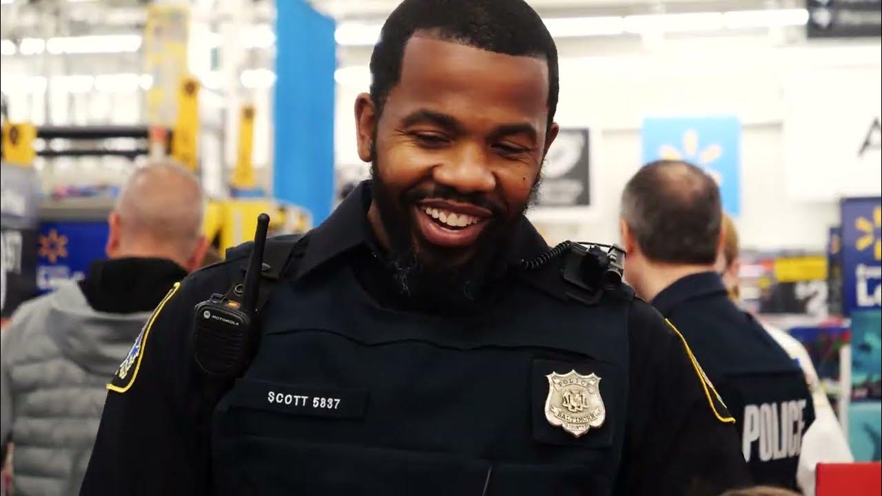 Shop With A Cop 2023 Baltimore County Police Department Youtube