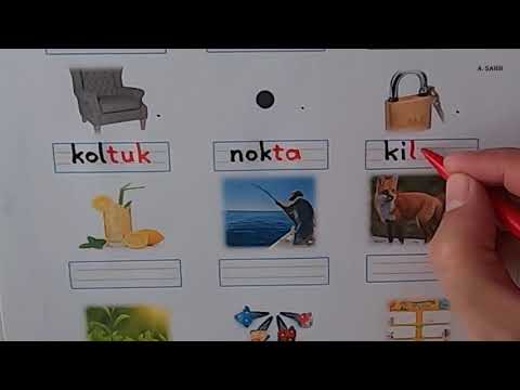 T Sesi Görsel  Dikte Çalışması - T Harfi Dikte Çalışması