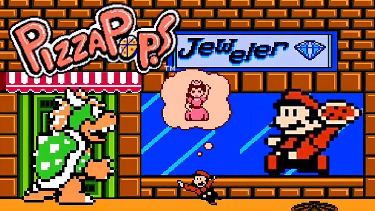 Pizza Pop! Mario NES - Review & Playthrough - Hack of Pizza Pop! - YouTube