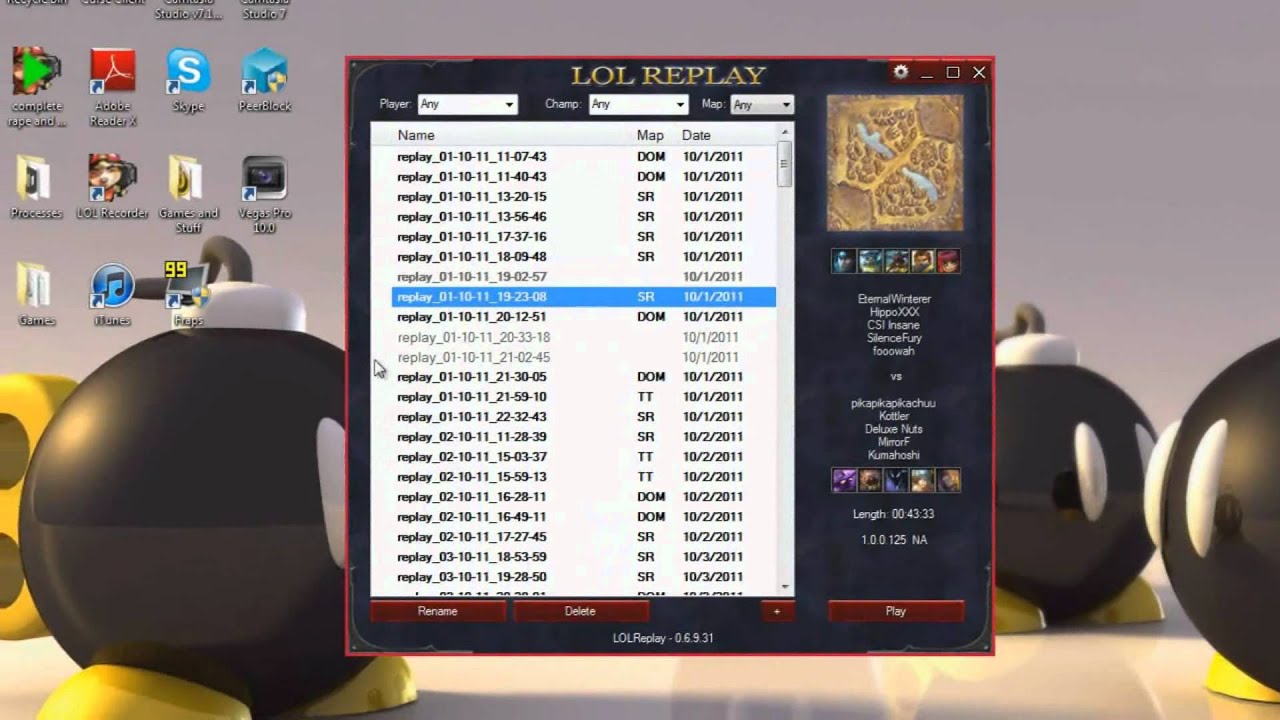 League Replay Tutorial - YouTube