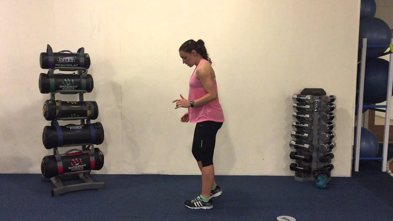 Reverse Lunge Slider - YouTube
