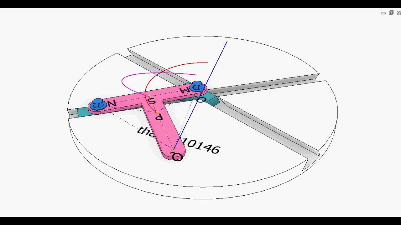 Mechanism for drawing circle 9 - YouTube