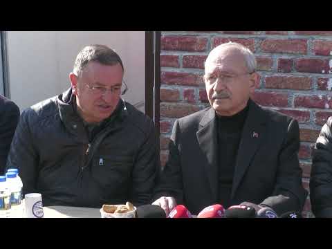 CHP GENEL BAŞKANI KEMAL KILIÇDAROĞLU AFET BÖLGESİ HATAY'DA BASIN AÇIKLAMASI GERÇEKLEŞTİRDİ