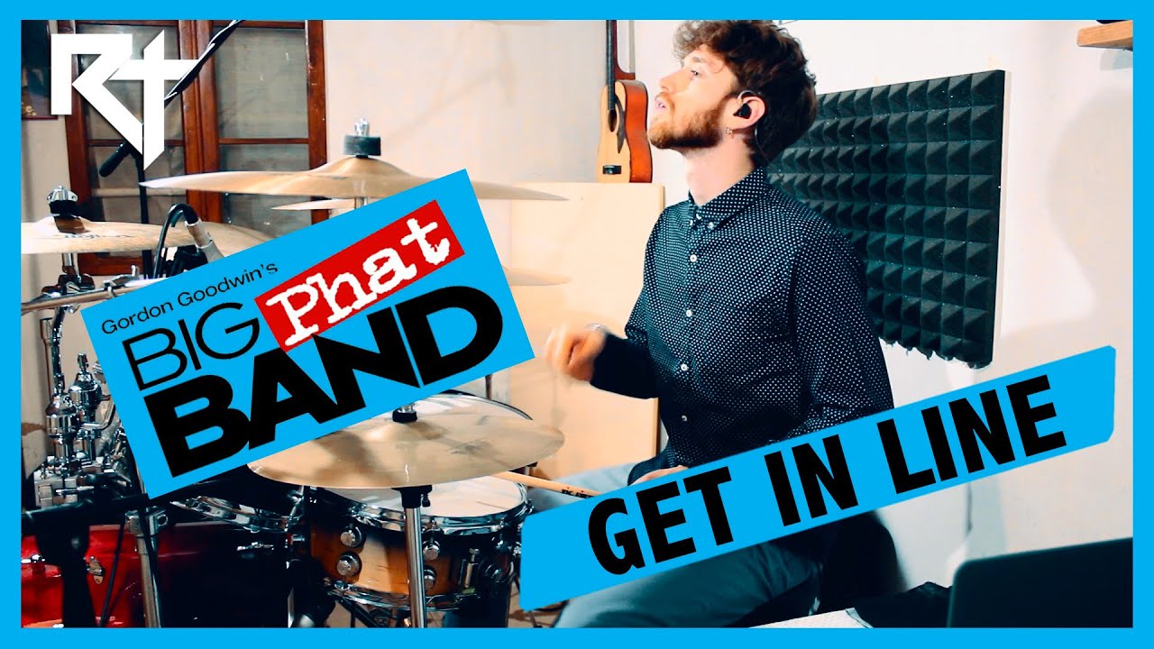 GET IN LINE (G. Goodwin) | (Drum Playthrough by Roberto Toschi) - YouTube