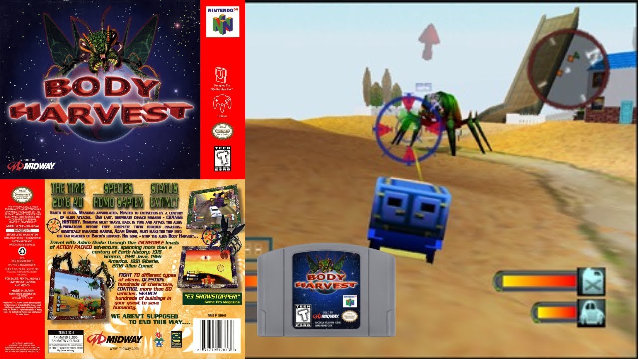 BODY HARVEST (GAMEPLAY/ W COMMENTARY) - YouTube