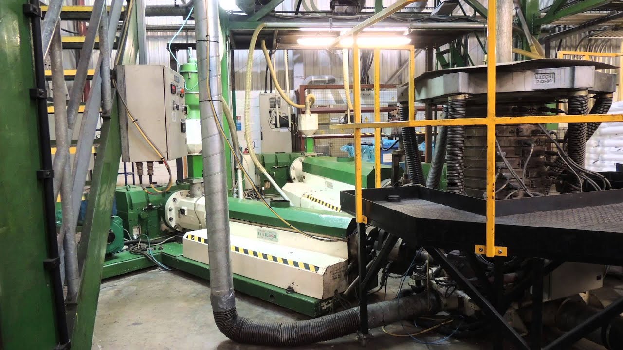 MACCHI 3 Layer co-extruder 2100 mm - ref. 3354 - YouTube
