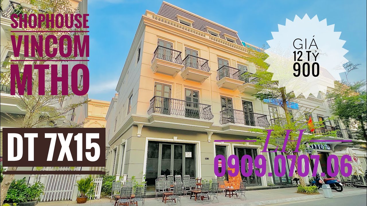 Vincom | Shophouse Sân Vườn | Shophouse 7x15 | Giá bán siêu rẻ 12 tỷ ...