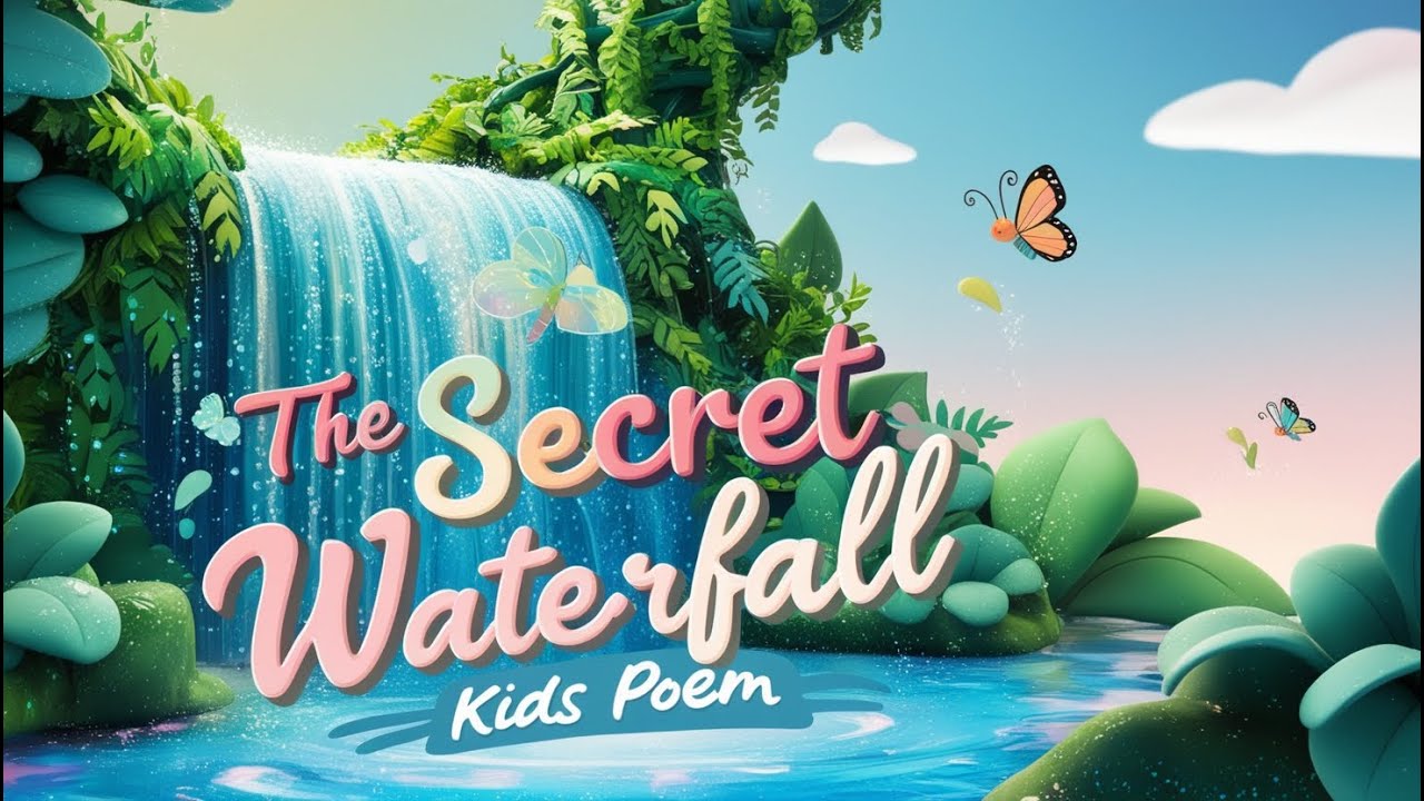 The Secret Waterfall - Kids Poem In English | Cartoon Corner Network ...