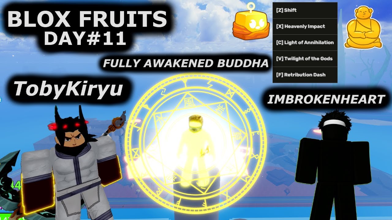 I FULLY AWAKENED BUDDHA FRUIT WITH MY SUBSCRIBERS IN BLOX FRUITS ...