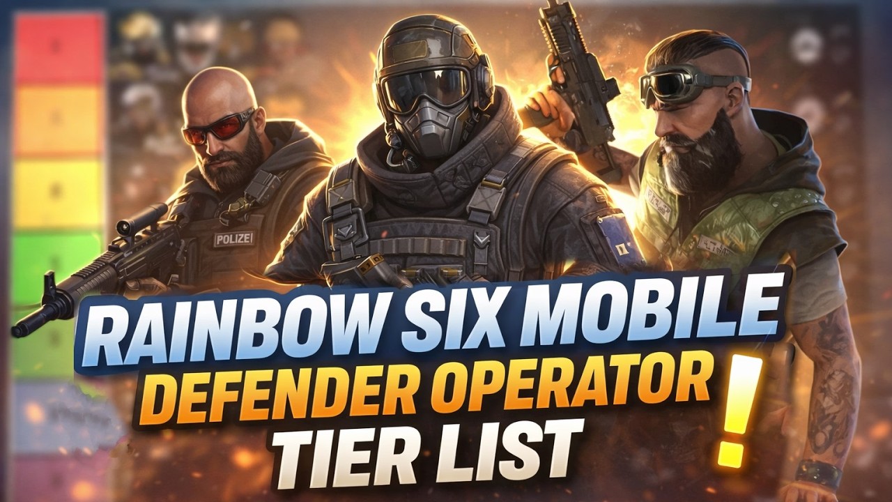 ULTIMATE Rainbow Six Mobile Defender Operator Tier List - YouTube