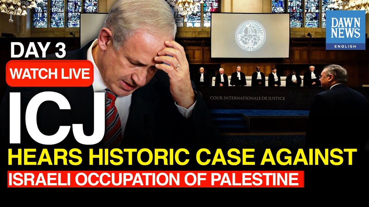 🔴LIVE: ICJ Historic Case | USA's Stance On Israeli Occupation of ...