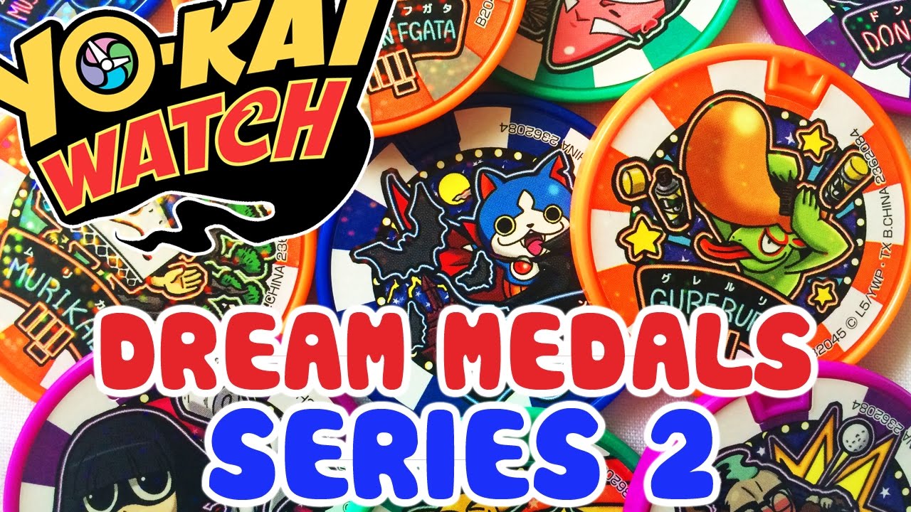 Yo-kai Watch Dream Medal Series 2 Unboxing! - YouTube