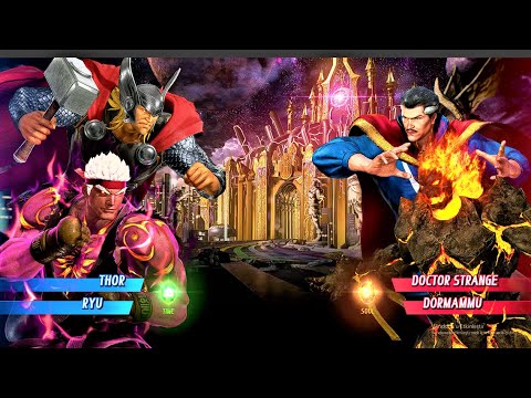 MARVEL VS CAPCOM: INFINITE /THOR & RYU VS DOCTOR STRANGE & DORMAMMU# ...