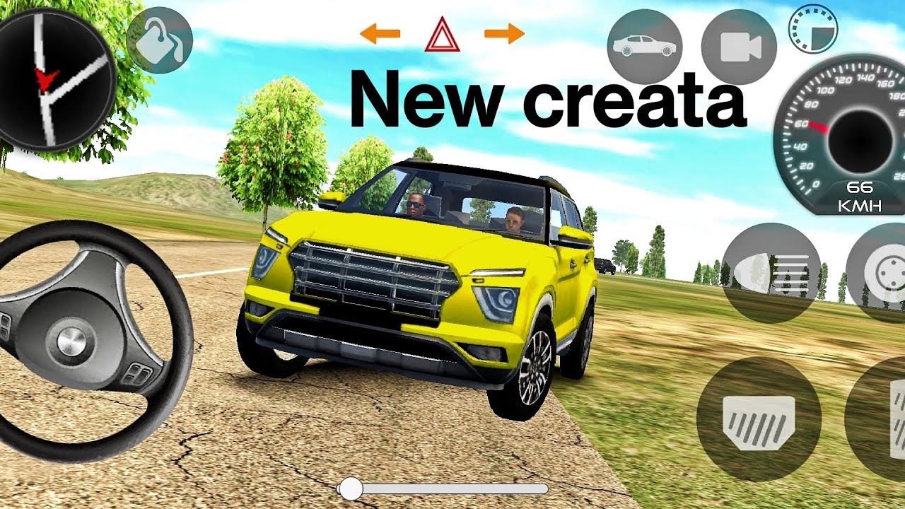 Indian car simulator 3d🥵. Creata modified driving smooth. Indian car ...