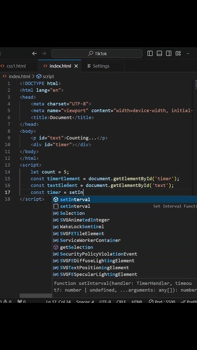 Javascript counter #shorts #javascript - YouTube