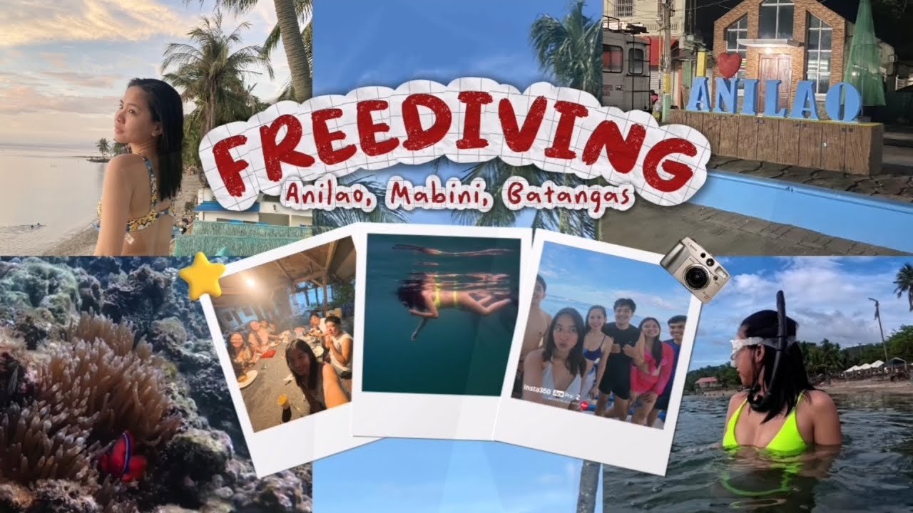 First Freediving Experience in Mabini, Batangas - YouTube