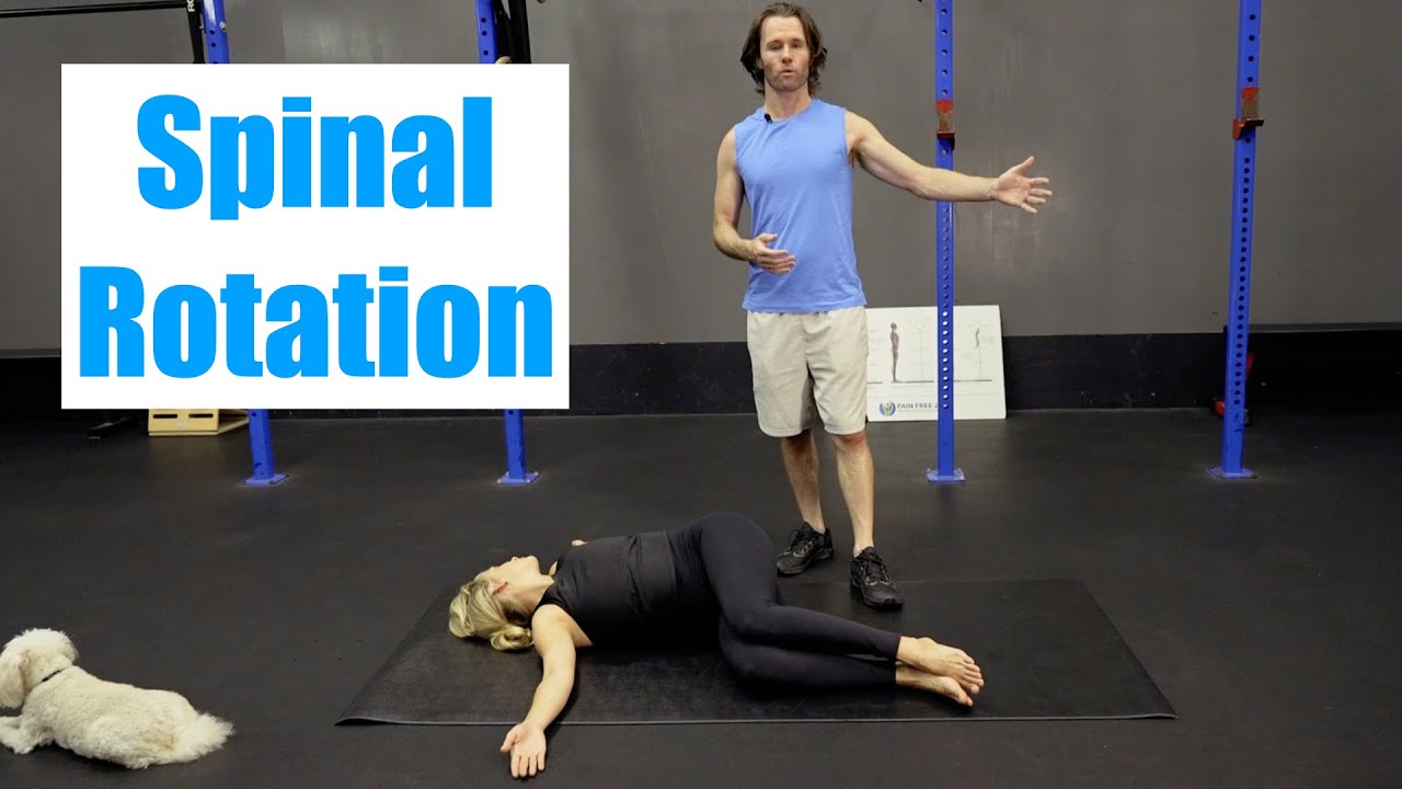 Egoscue UPPER SPINAL FLOOR TWIST (Spinal Rotation) - YouTube