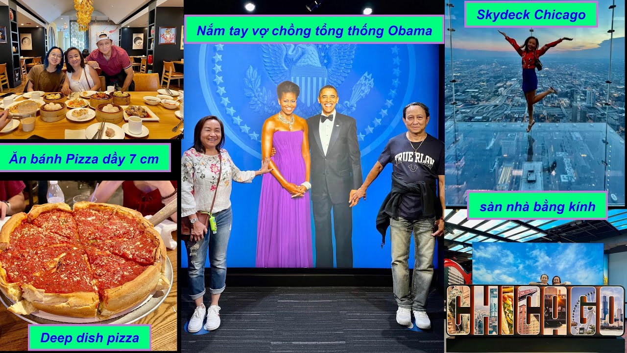 Hạt đậu và Pizza khổng lồ , Tòa nhà 103 tầng ở Chicago/ skydeck/cloud ...