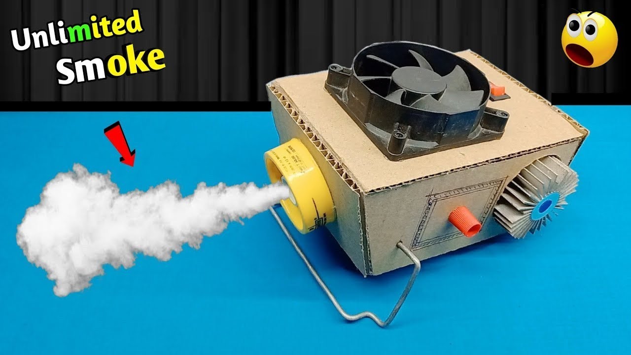 How to make a smoke maker machine at home. #technofuse - YouTube