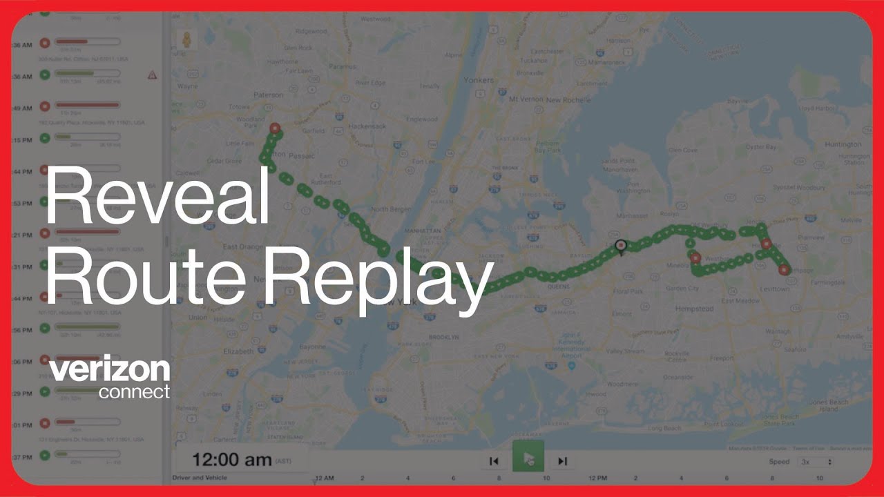 Reveal - Route Replay | Verizon Connect - YouTube