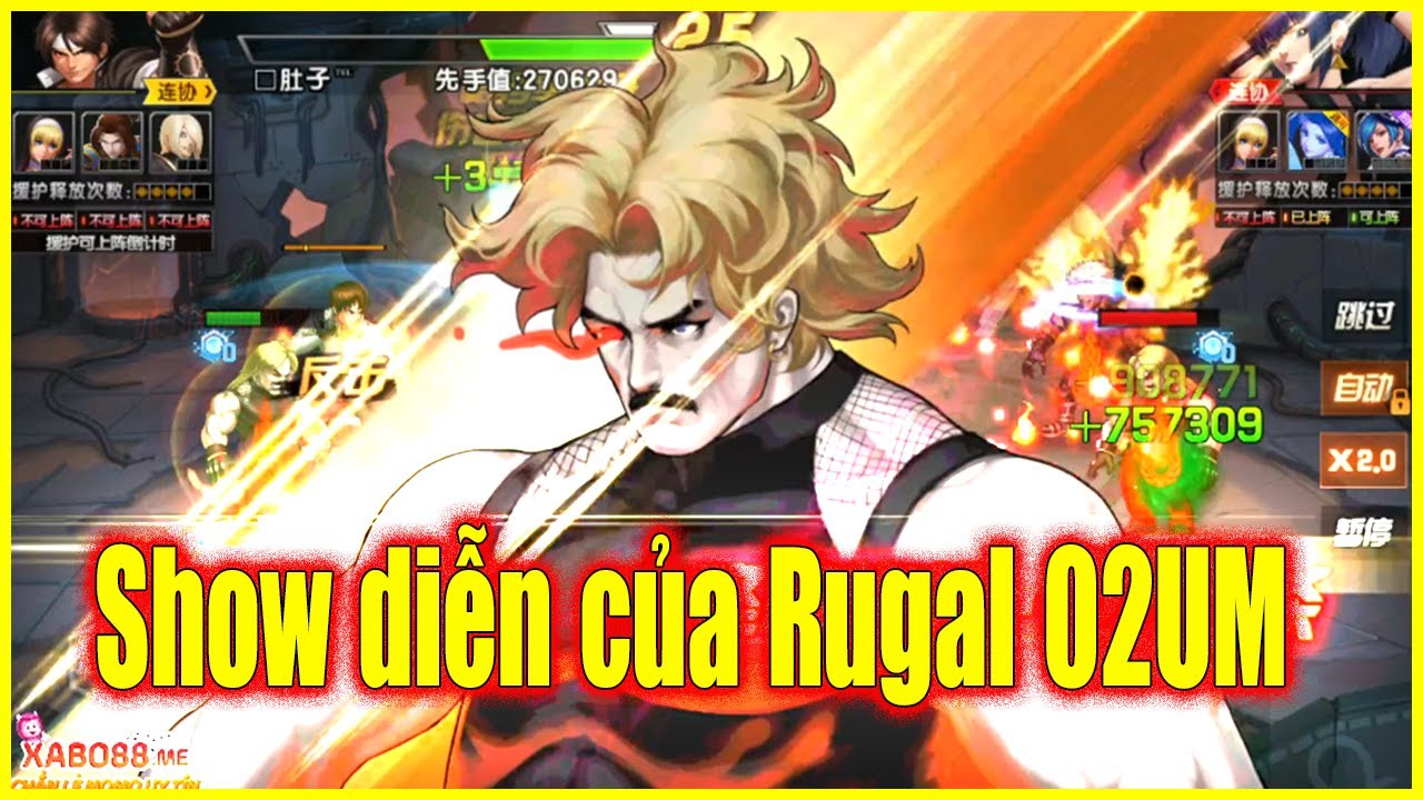 KOF'98UMOL - Show diễn của Rugal 02UM....Leona XV mặc dù SMAX nhưng vẫn ...