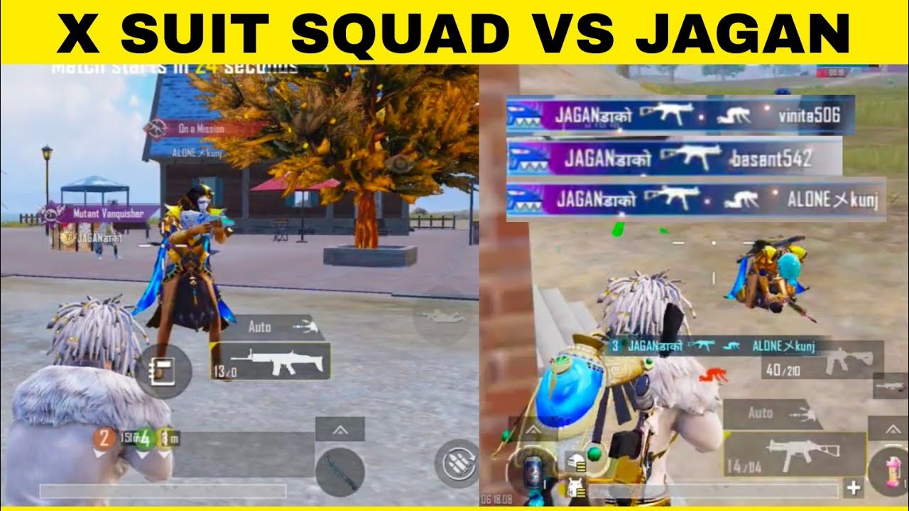 👿 OMG!! X SUIT SQUAD STEMER l JAGAN DAKU l X SUIT AJA MERE MATCH - YouTube
