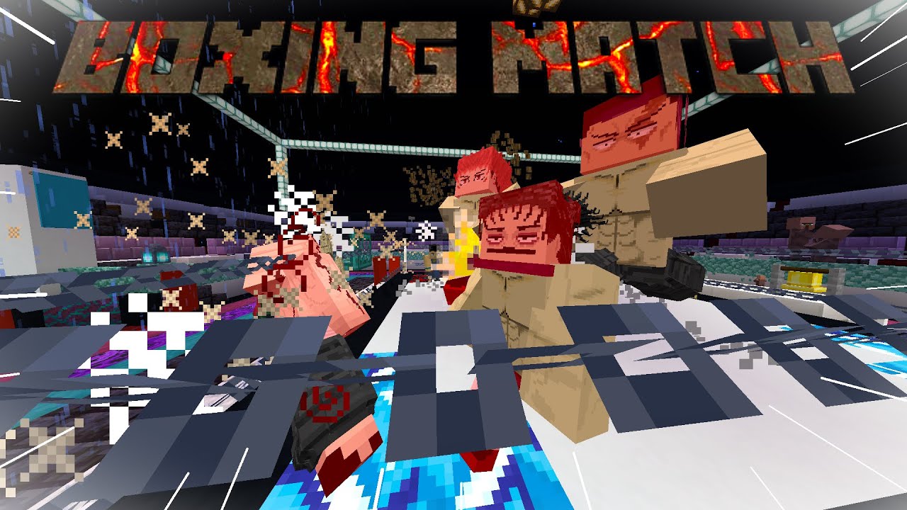 Itadori Brothers vs Hanami Boxing match - minecraft jujutsu kaisen ...