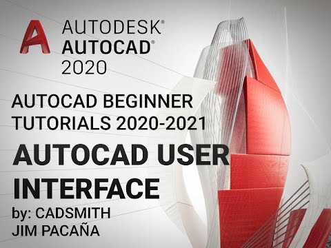 Autocad User Interface 2021 - YouTube