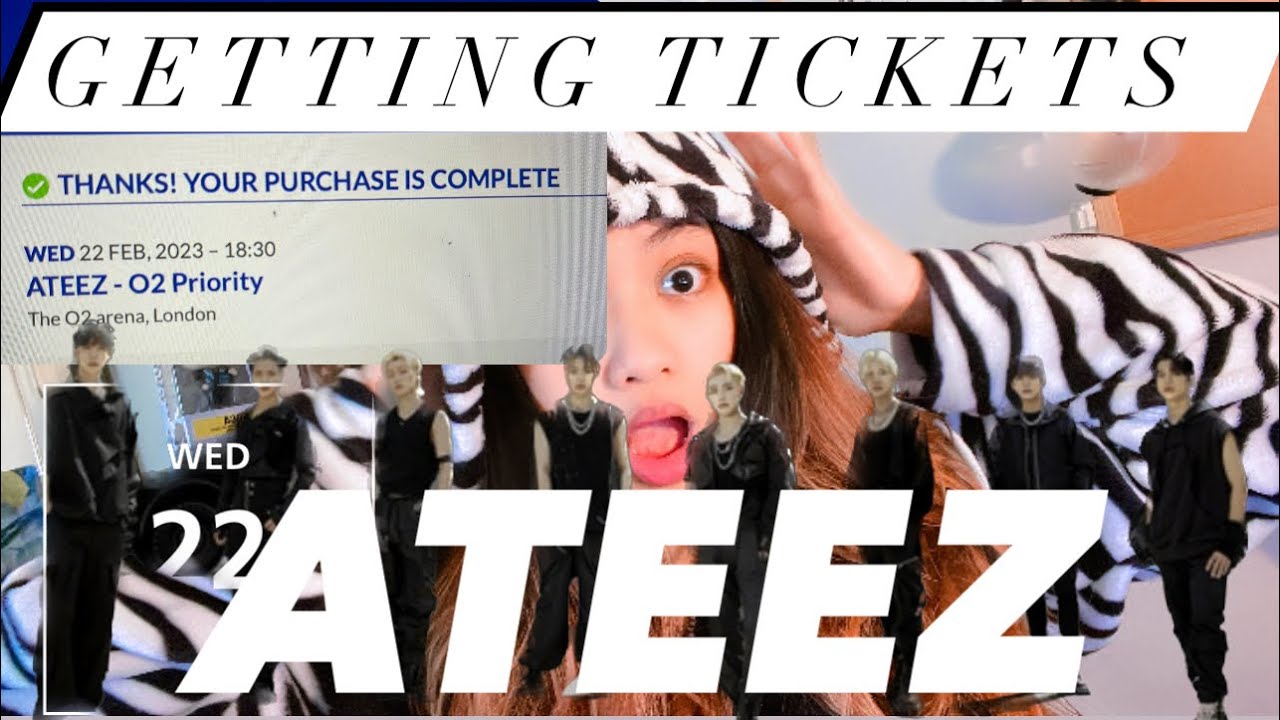 BUYING ATEEZ WORLD TOUR CONCERT TICKETS FOR LONDON 2023🫣😱🥲 - YouTube