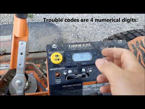 Scag Mower Check Engine Light Trouble Code Reading. How do I read the ...
