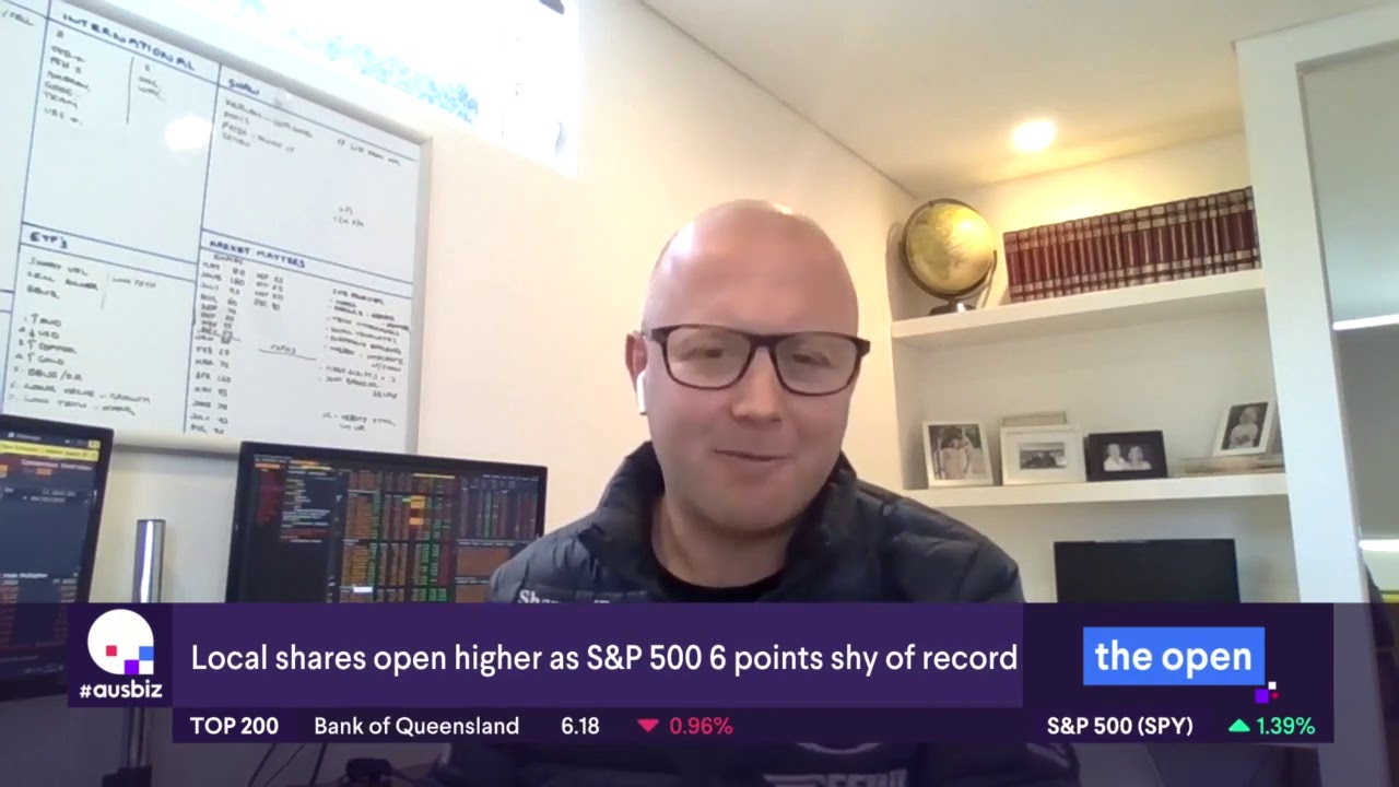 James Gerrish on Ausbiz taking results from GMG, AMP, TWE, BRG & QBE ...