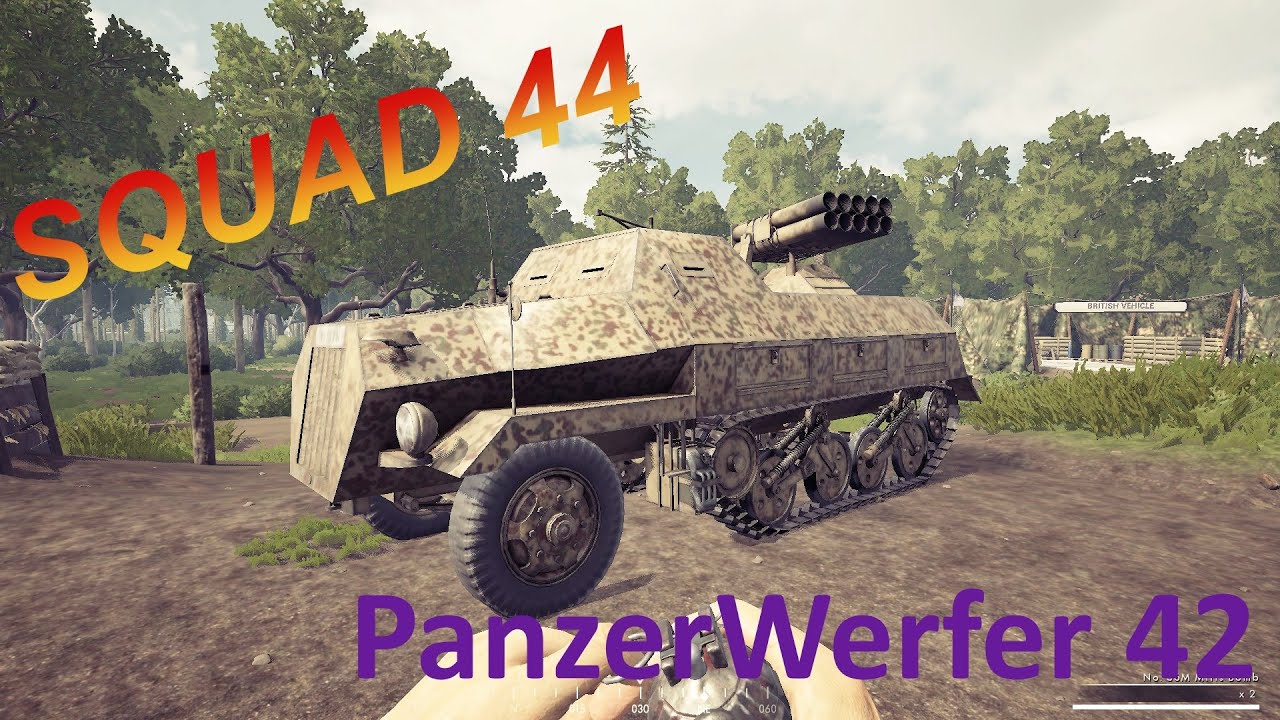 SQUAD 44 - PANZERWERFER 42 BARRAGES - YouTube
