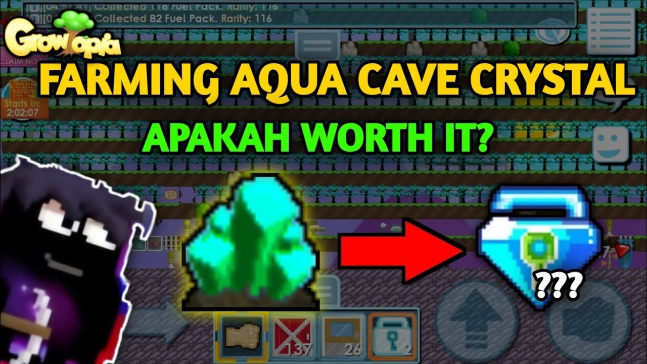 Apakah Farming Aqua Cave Crystal Worth it? - Growtopia Profit 2024 ...