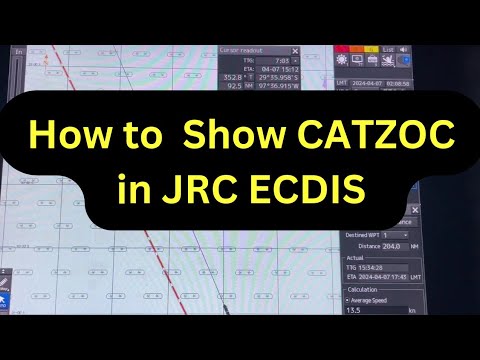 How to Show CATZOC in JRC ECDIS - YouTube